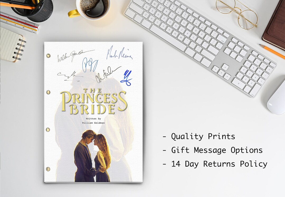 The Princess Bride Script Screenplay of William Goldman Film - Etsy