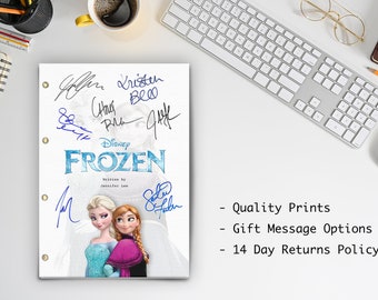 Frozen Signed Script - Etsy