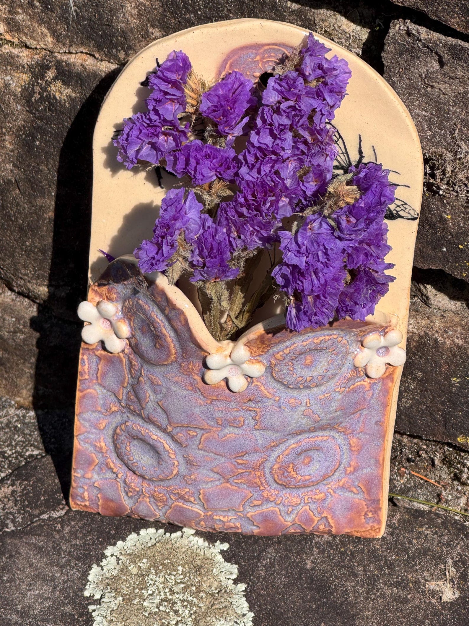 Hanging Flower Pocket for Dried Plants, Air Plant or Succulents ...