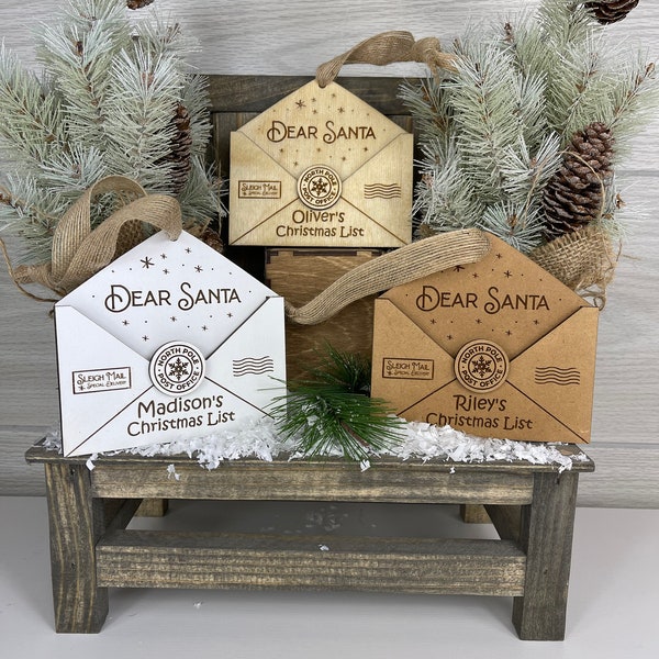 Dear Santa Ornament - Etsy