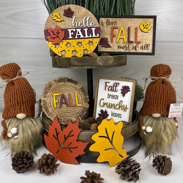 Fall Tiered Tray Decor - Etsy