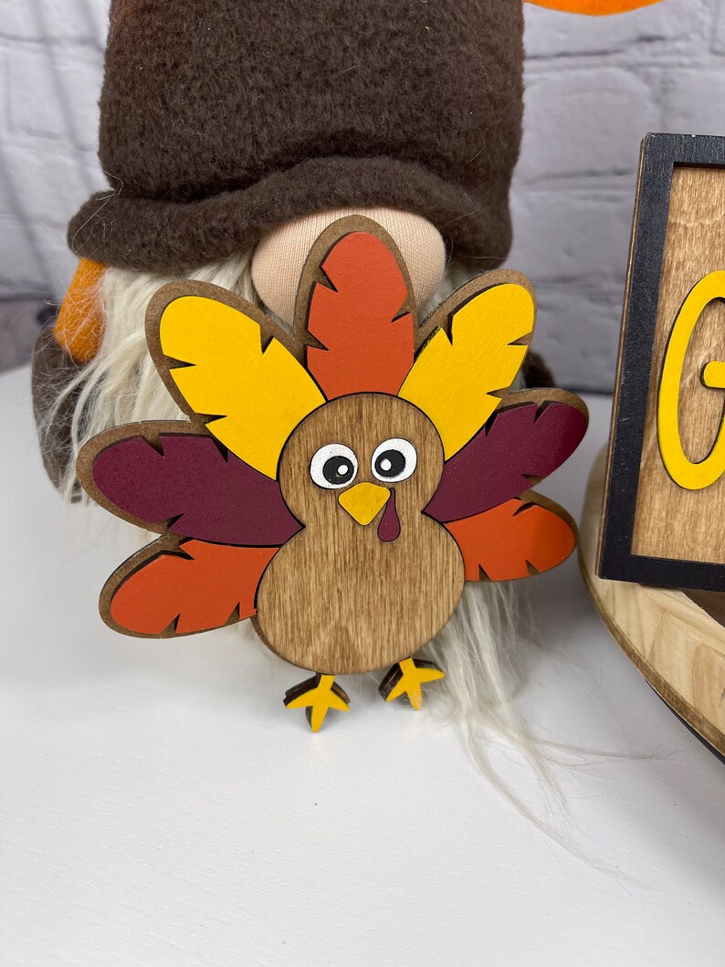 Thanksgiving Tiered Tray Decor Gobble Til You Wobble Sign - Etsy