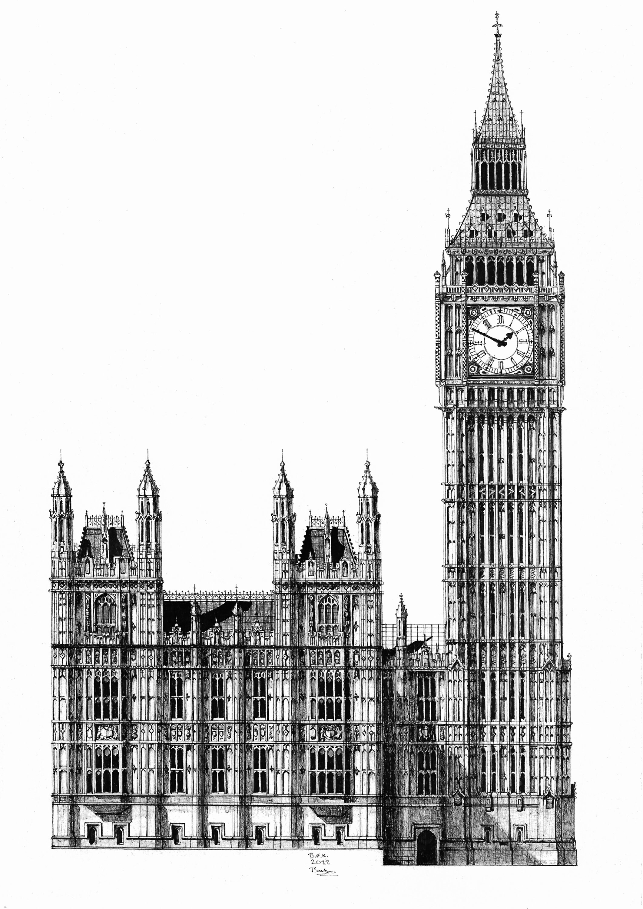 Palace of Westminster & Elizabeth Tower (big Ben) - Etsy