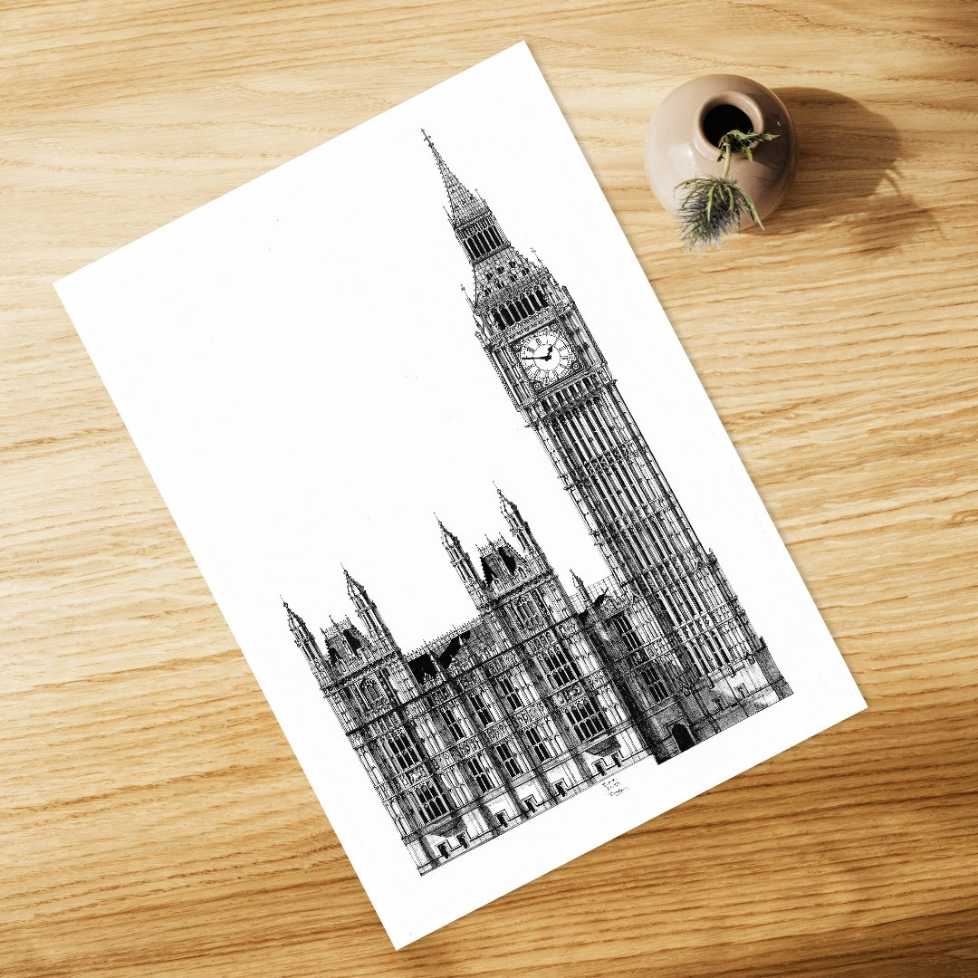Palace of Westminster & Elizabeth Tower (big Ben) - Etsy