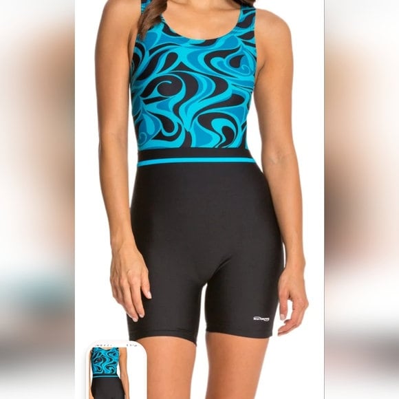 Waterpro Tango Unitard One Piece Swim Suit Size 8 Nwt - Etsy