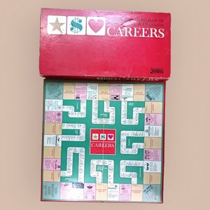 Vintage 1965 Edition of Careers Board Game - Etsy
