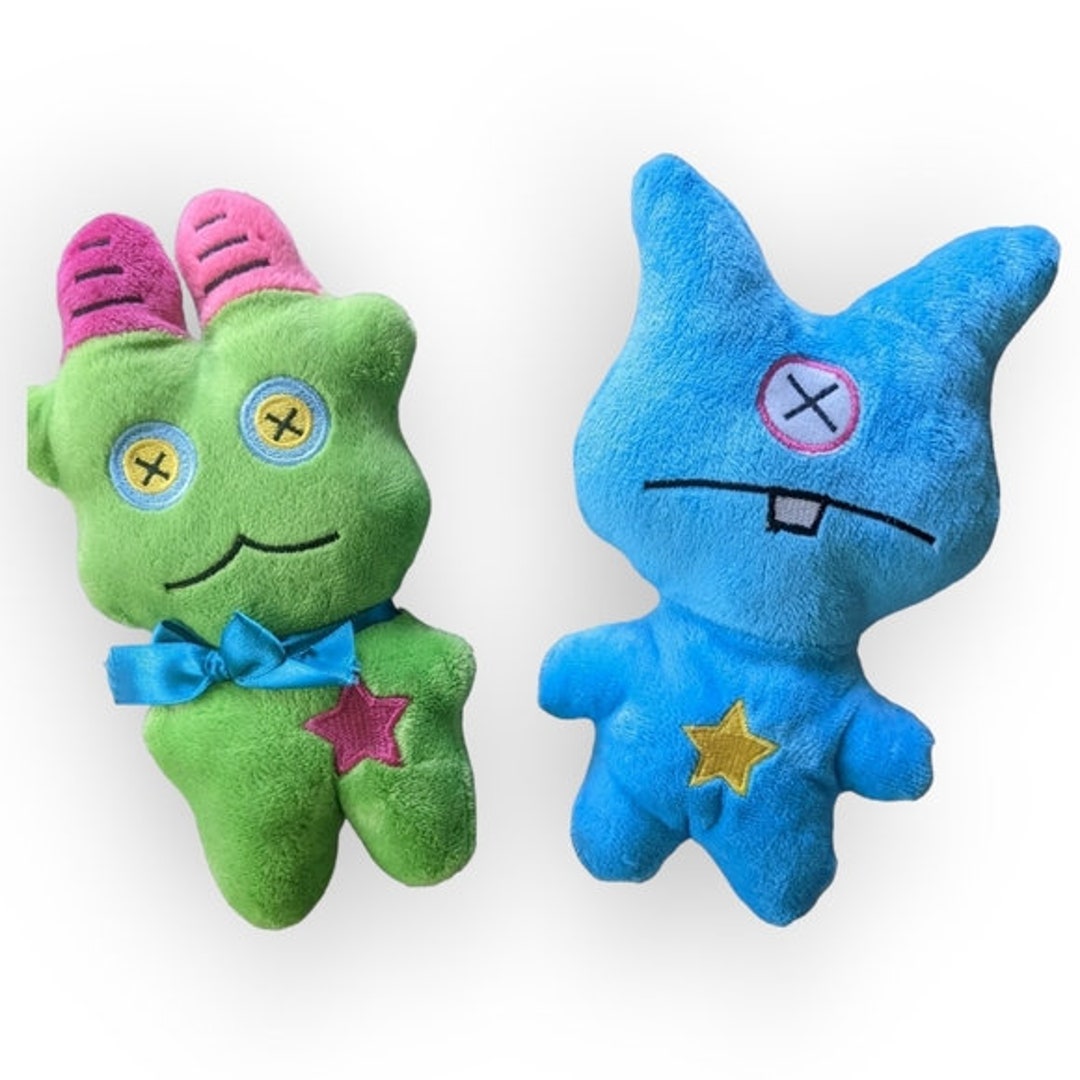 Fuglies 2 Plush Monster Dolls Plush 8.5in Green and Blue - Etsy