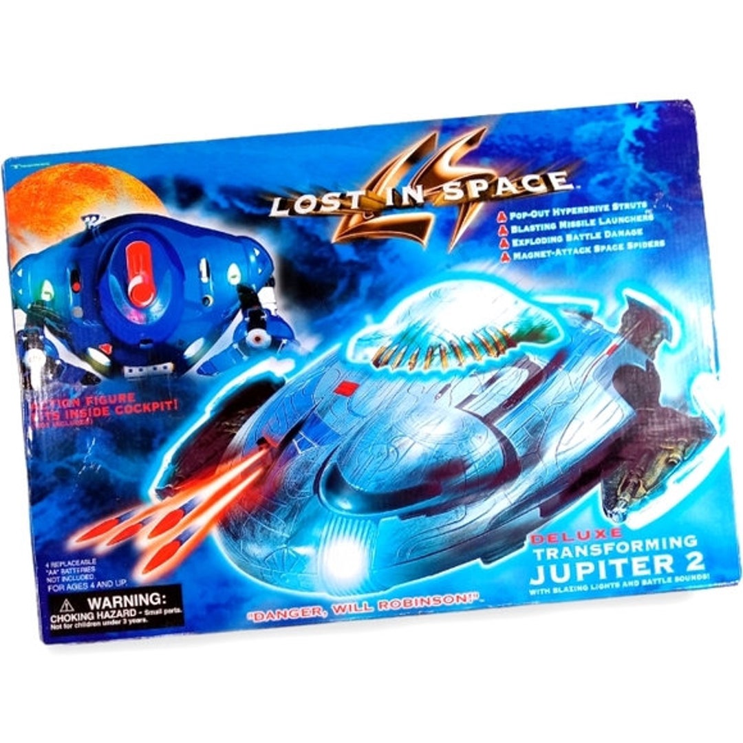 Lost in Space Transforming Jupiter 2 With Lights & Sounds Vehicle Open ...