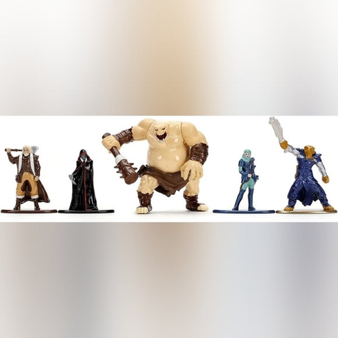 Jada Dungeons & Dragons Die Cast Metal Figures Set of 5 DND NEW - Etsy