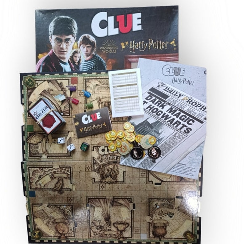 Hasbro Gaming Clue Wizarding World Harry Potter Edition - Etsy