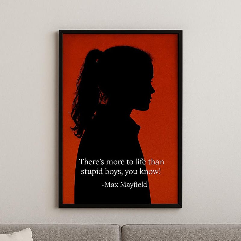 Max Mayfield Posters - Etsy UK