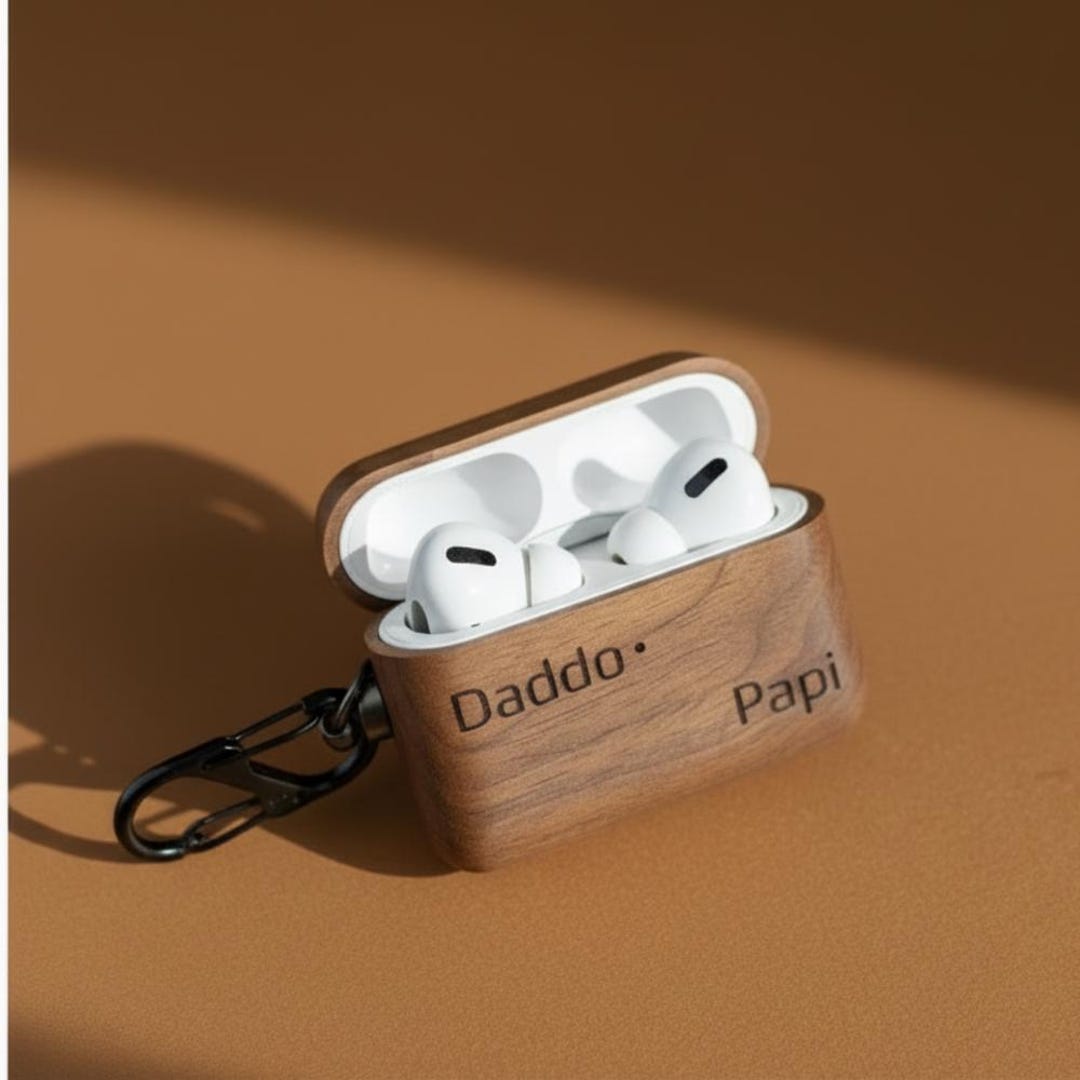 Initials AirPod Pro Case 3rd Personalized Engrave on Wood AirPod Case ...