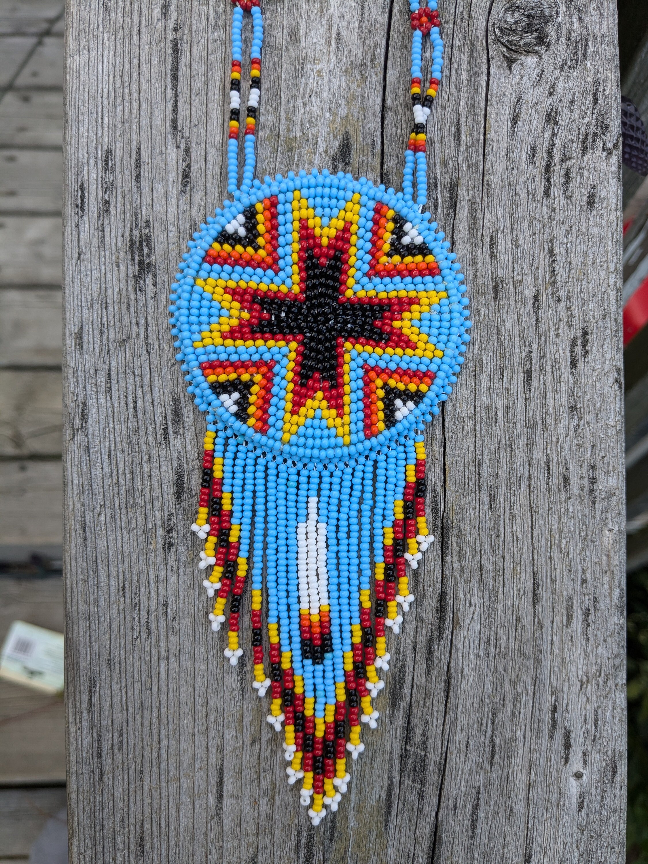 First Nation Morning-star Necklace - Etsy