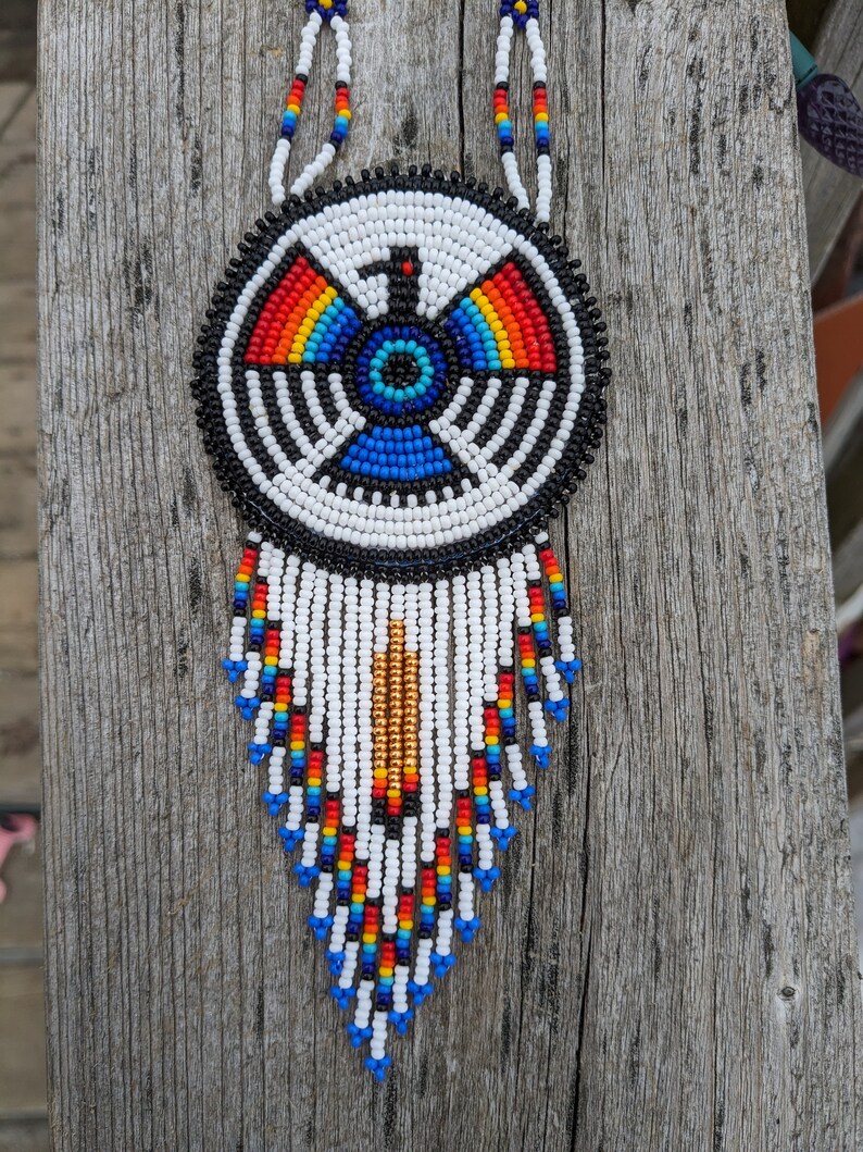 Thunderbird Necklace, First Nation , Native American Beadwork - Etsy