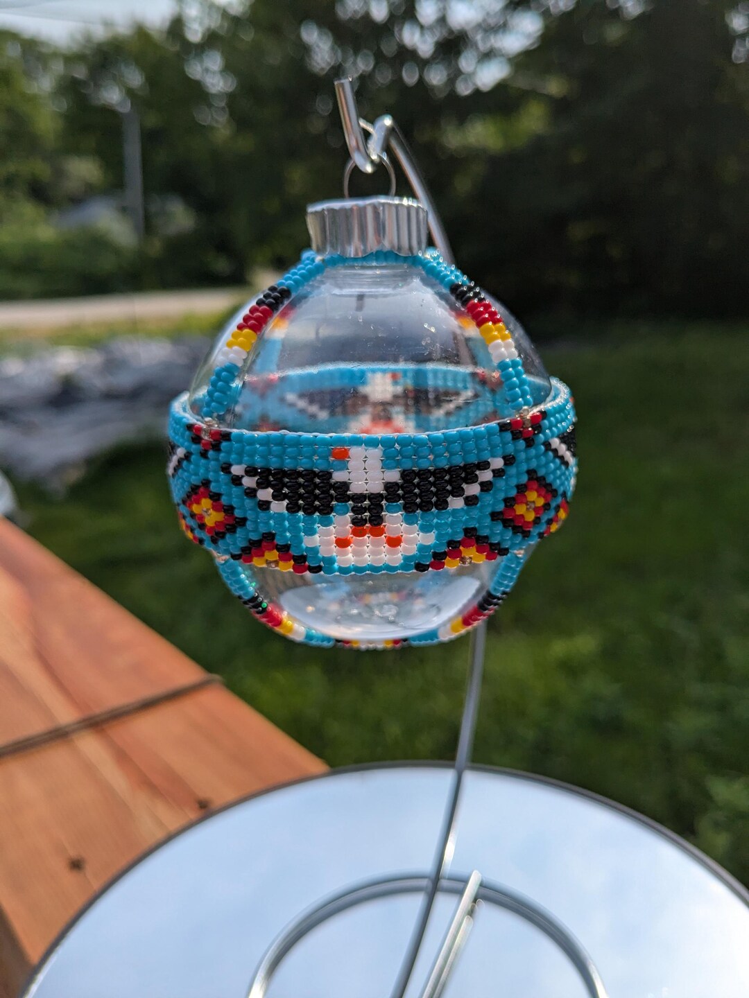 First Nation Beaded Eagle Christmas Ornament - Etsy
