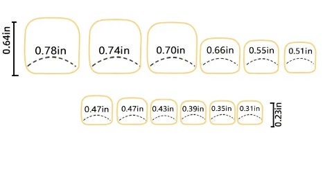 Silhouette Lens Shape Chart