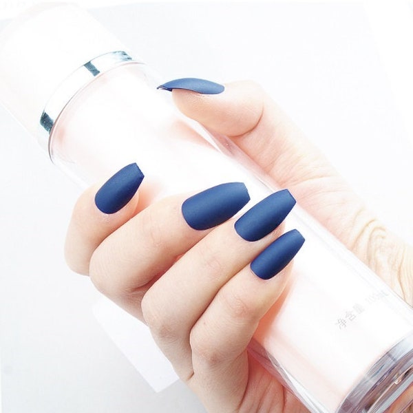 Matte Fake Nails - Etsy