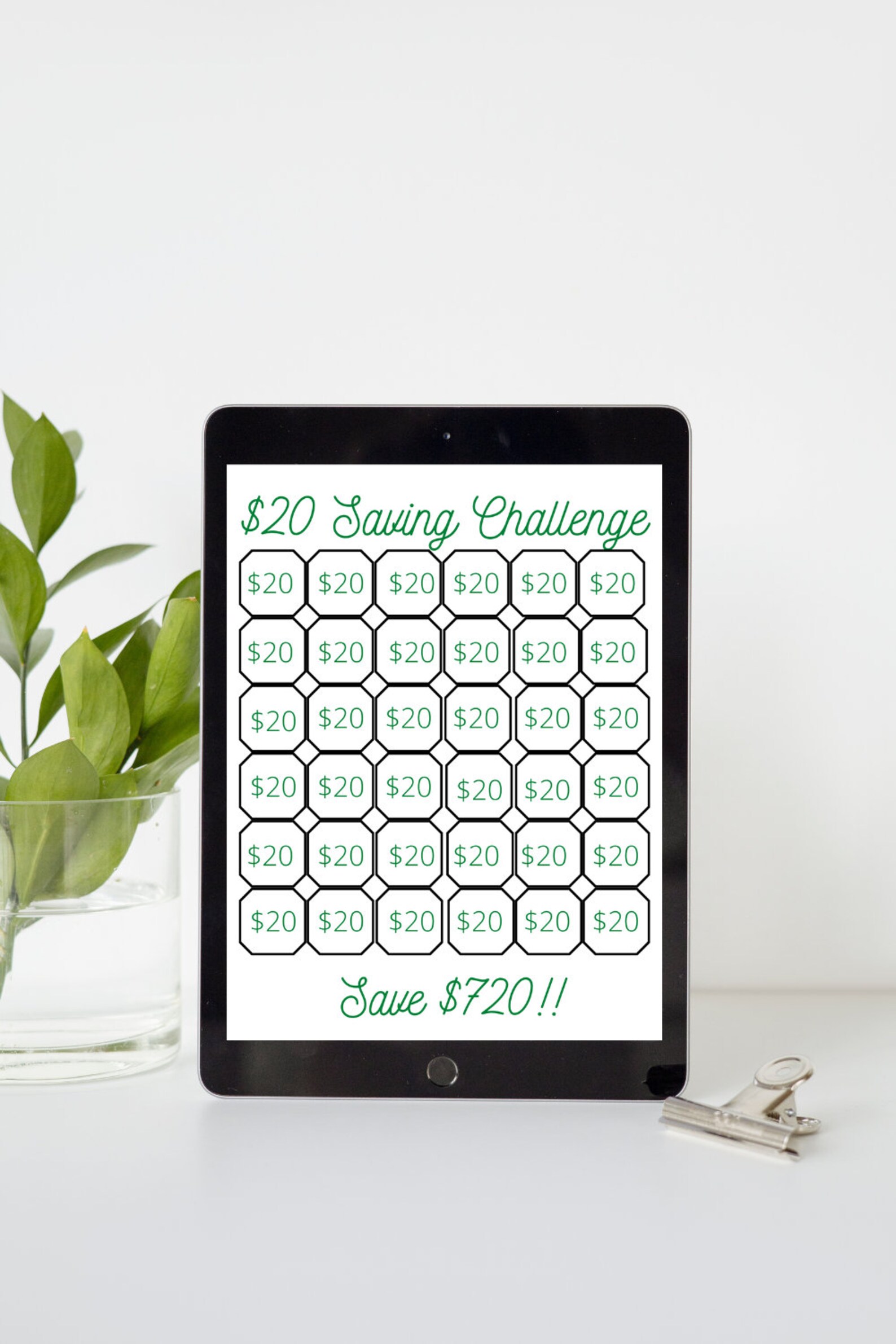 Printable Weekly or Daily Saving Challenge - Etsy
