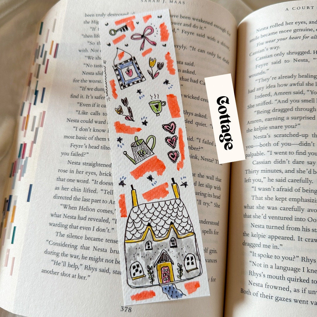 Doodle Bookmarks, Handrawn Sketch Bookmarks, Bookmarks, Theme Bookmark ...