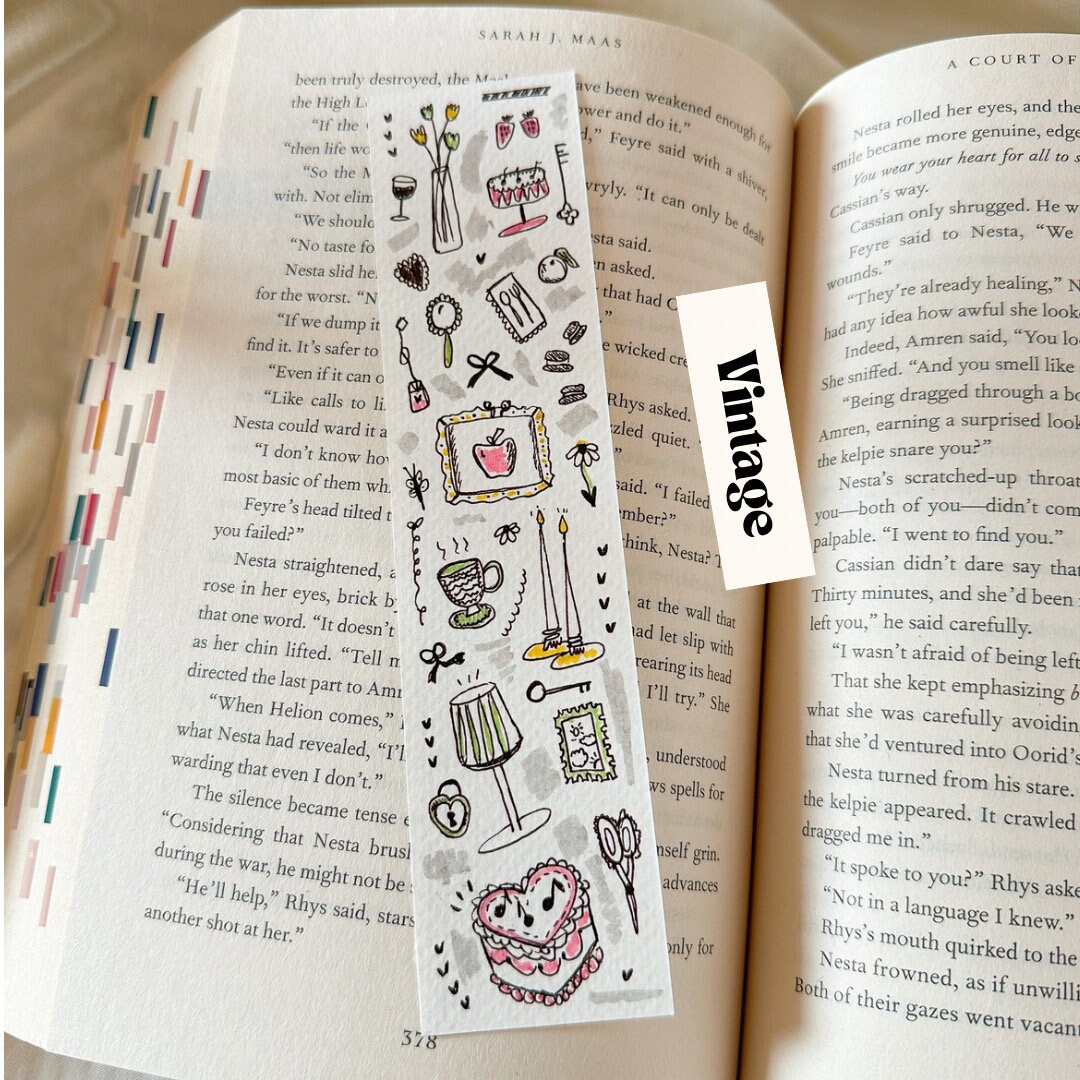 Doodle Bookmarks, Handrawn Sketch Bookmarks, Bookmarks, Theme Bookmark ...