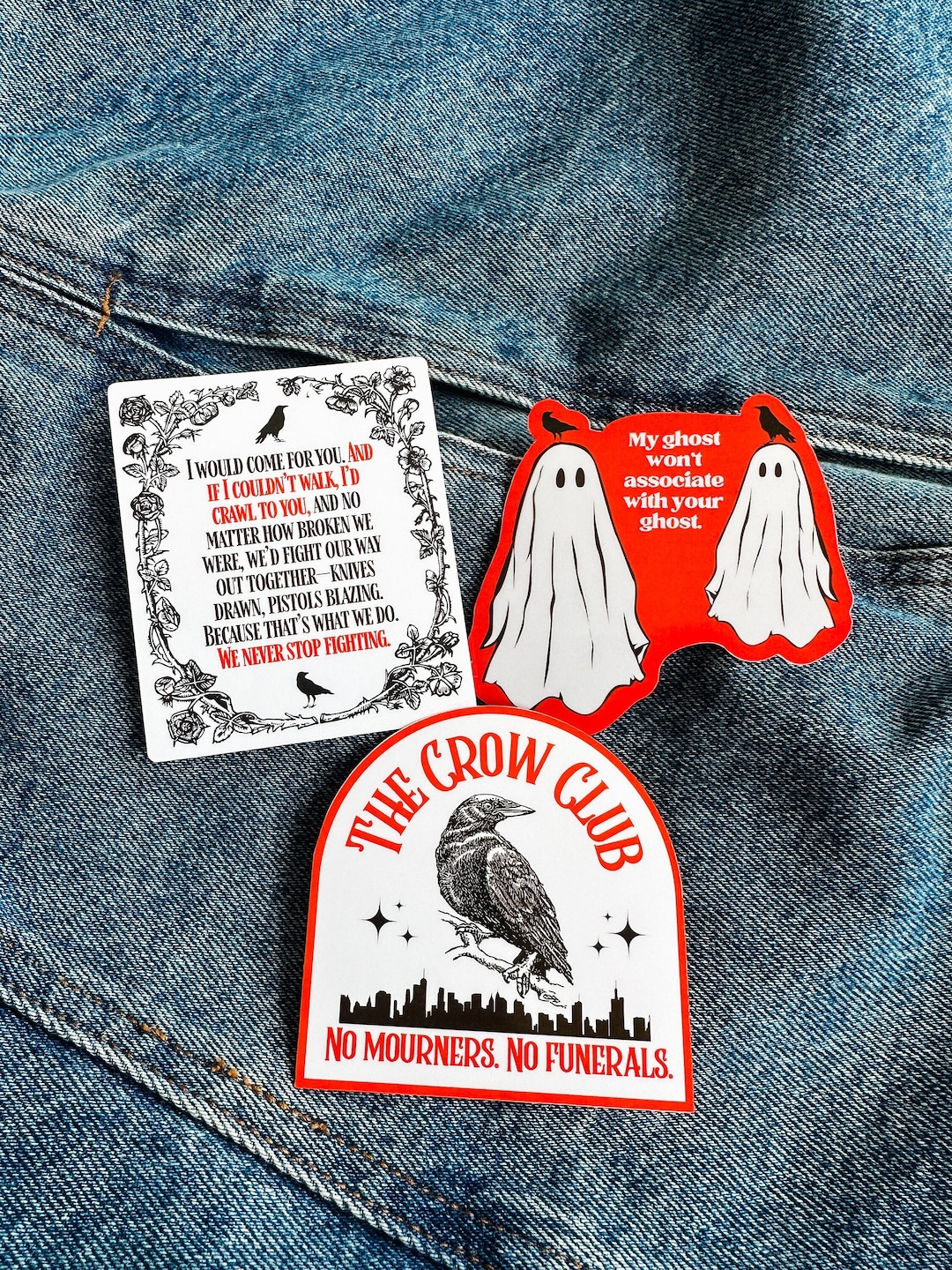 Six of Crows Stickers, Six of Crows, Book Sticker, Bookish, Book Lover ...