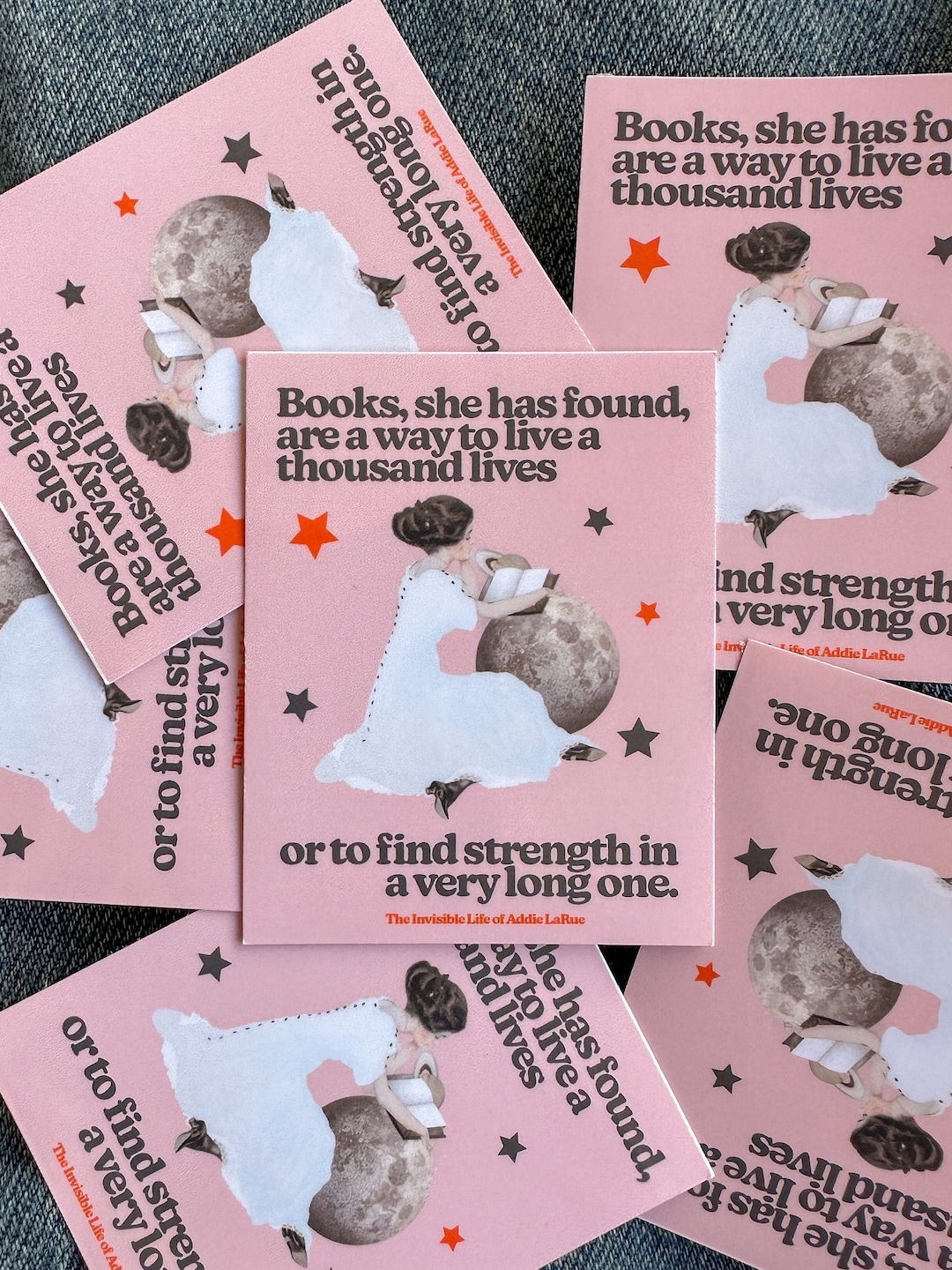 The Invisible Life of Addie Larue Sticker, Glossy, Book Quotes, Books ...