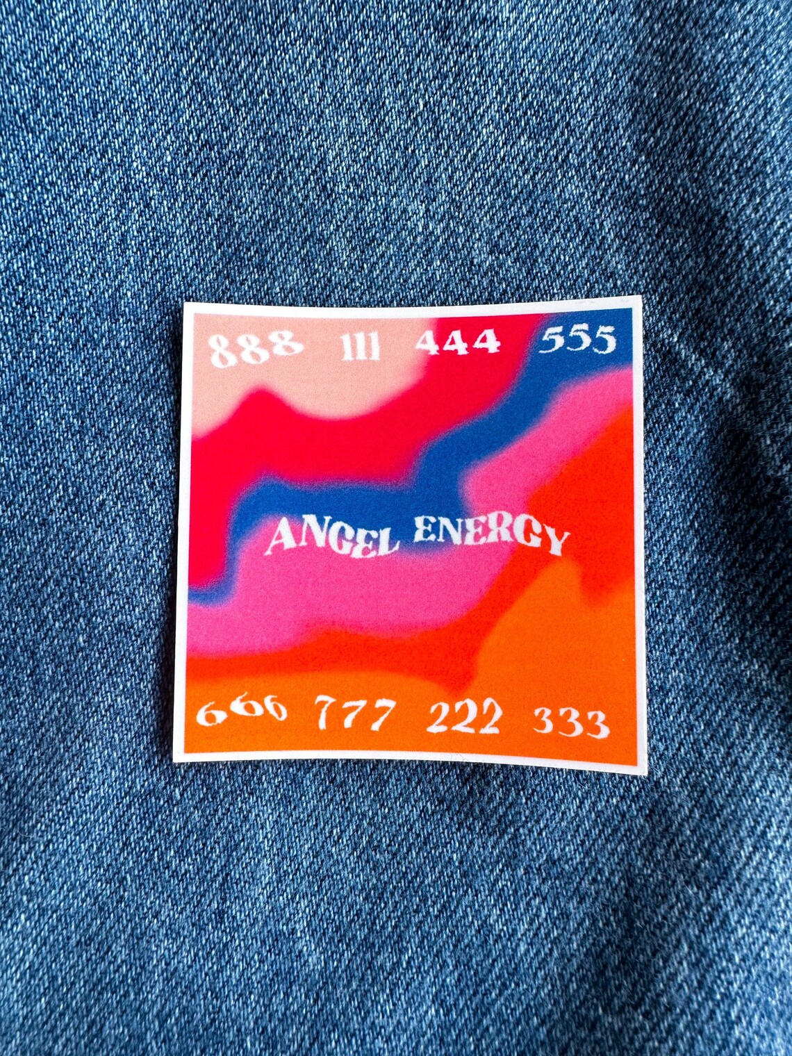 Angel Number Sticker Aura Sticker Angel Numbers Aesthetic - Etsy