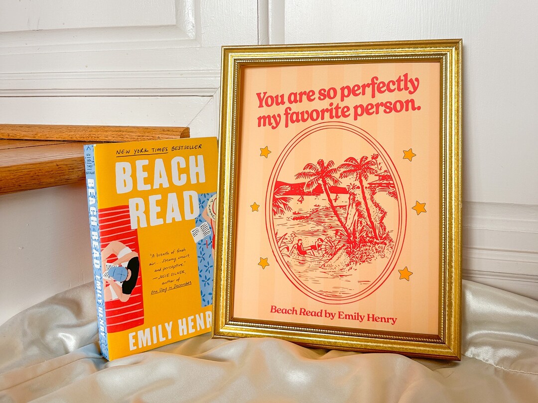 Beach Read Poster, Emily Henry Poster, 8.5x11 Inch Poster, Matte Poster ...
