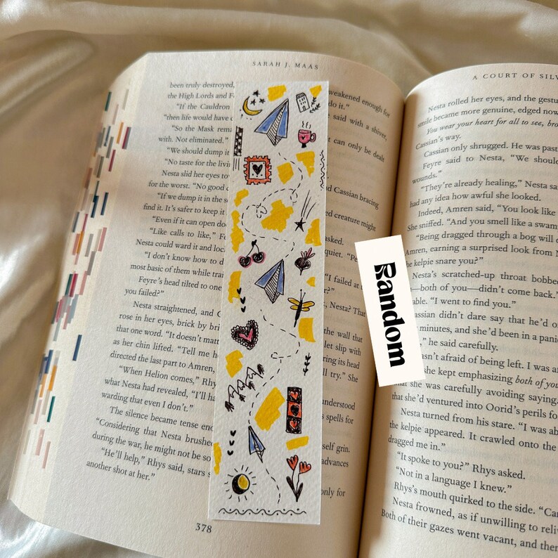 Doodle Bookmarks, Handrawn Sketch Bookmarks, Bookmarks, Theme Bookmark ...