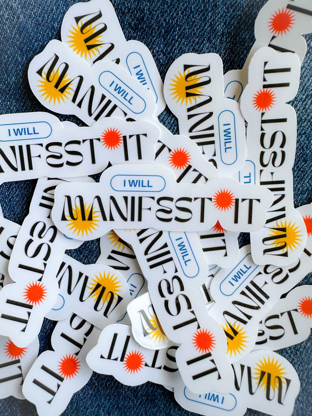I Will Manifest It, Affirmation Sticker, Aesthetic Sticker, Vinyl ...