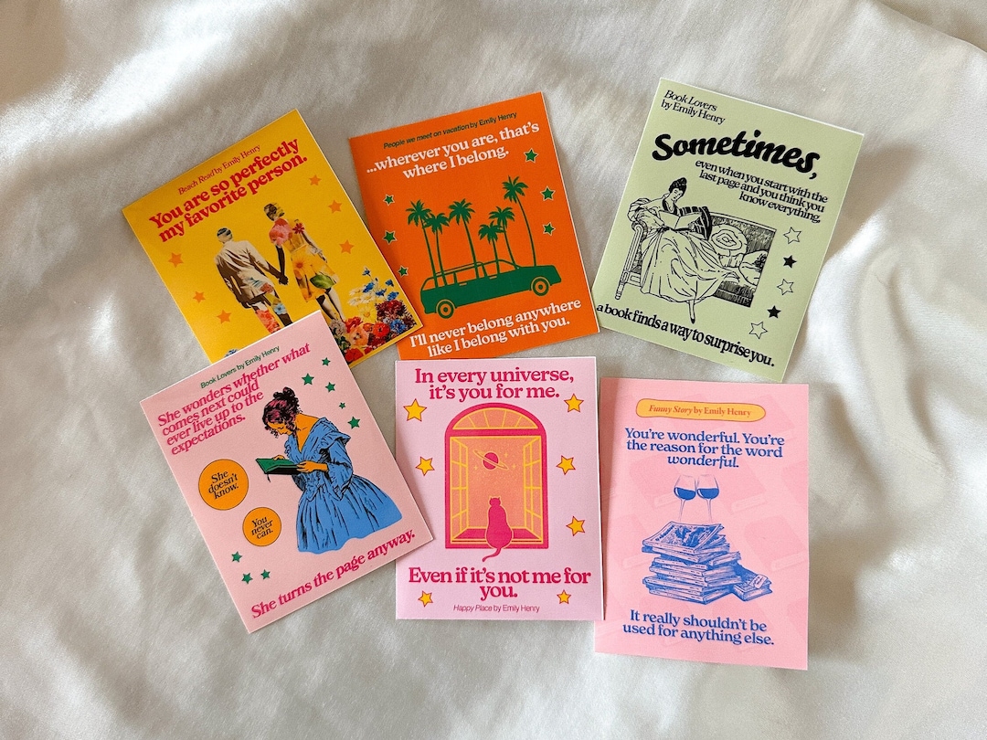 Emily Henry Stickers, Beach Read Sticker, People We Meet on Vacation ...