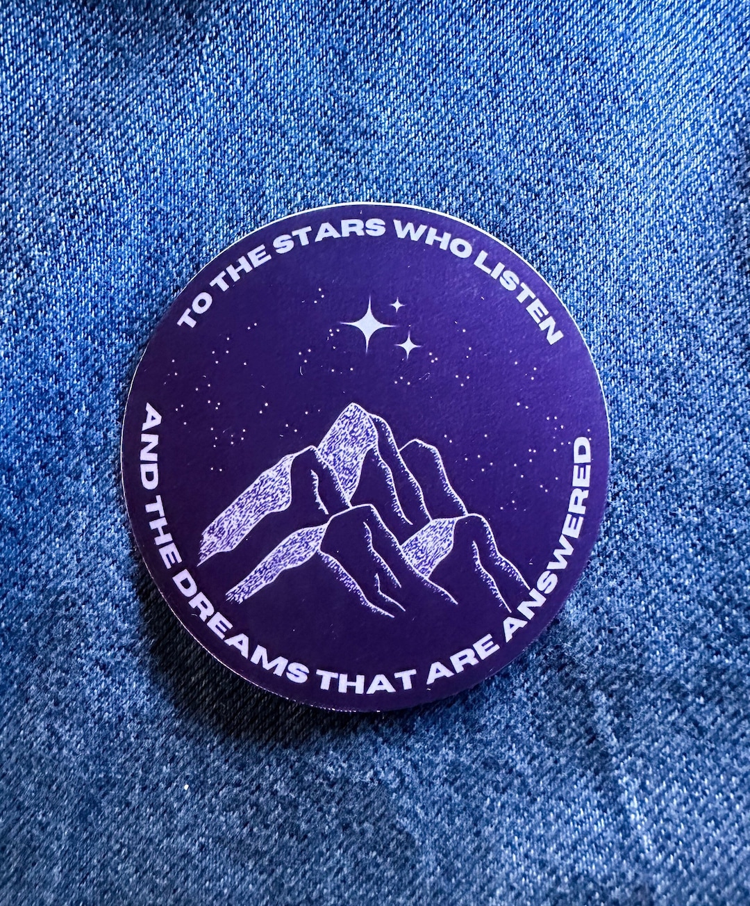 Acotar Sticker, to the Stars Who Listen, Velaris Sticker, Rhysand ...