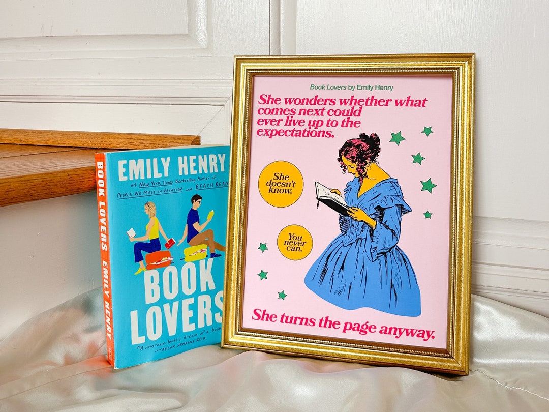Book Lovers Poster, Emily Henry Poster, 8.5x11 Inch Poster, Matte ...