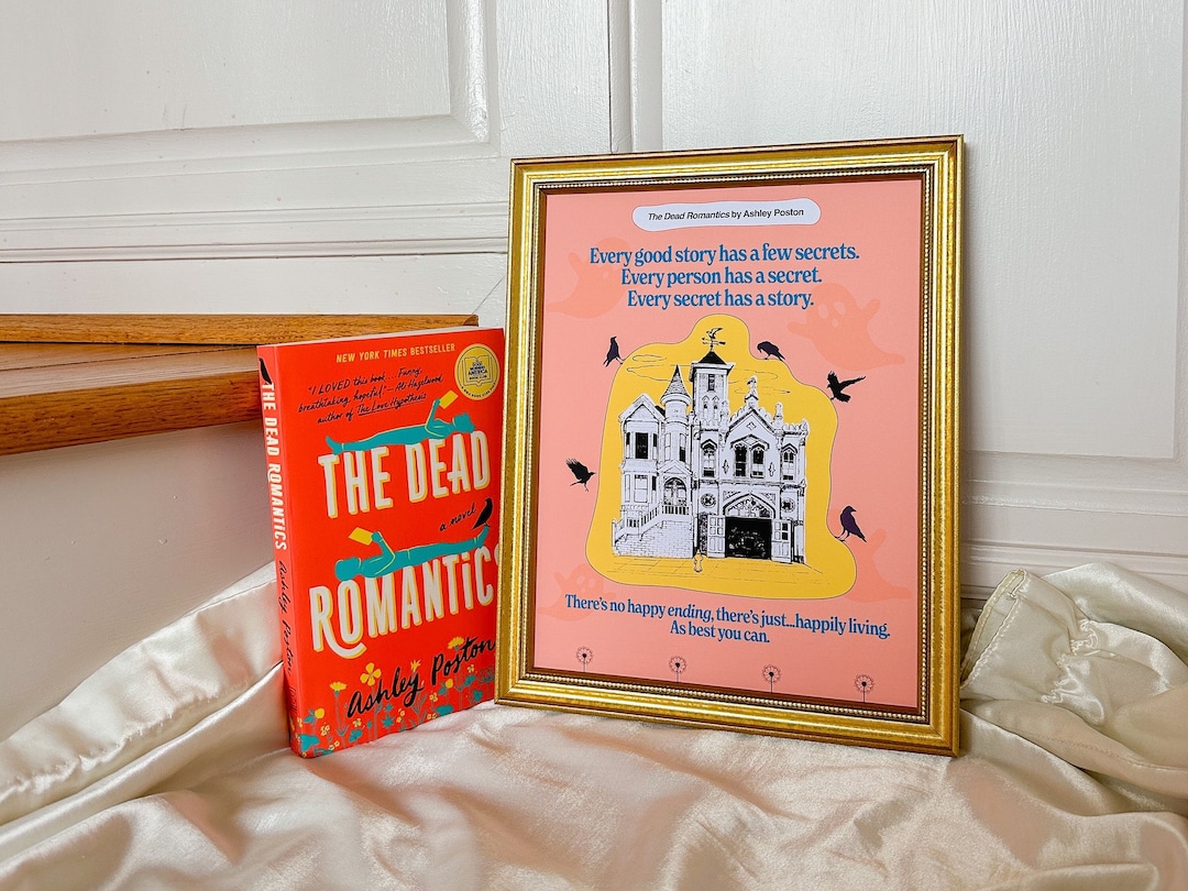 The Dead Romantics Poster, Ashley Poston, 8.5x11 In, Bookish Poster ...