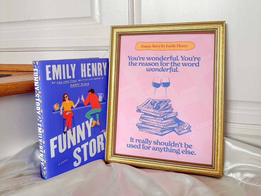 Funny Story Poster, Emily Henry Poster, 8.5x11 Inch Poster, Matte ...