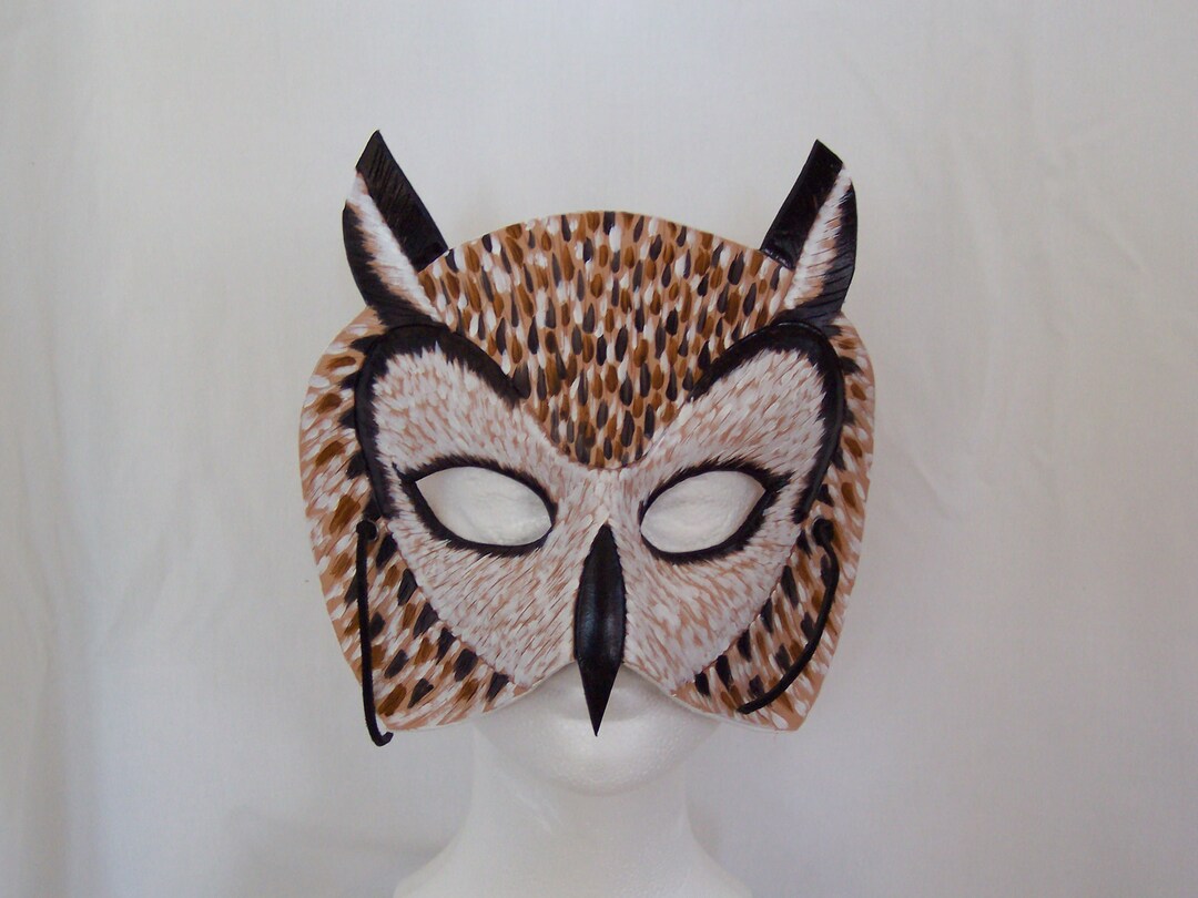 Horned Owl Mask - Etsy