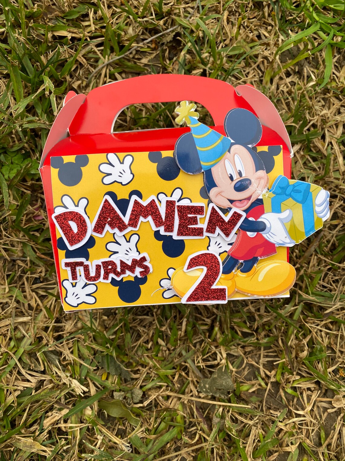 Mickey Mouse TREAT BOX/ Gable Boxes - Etsy
