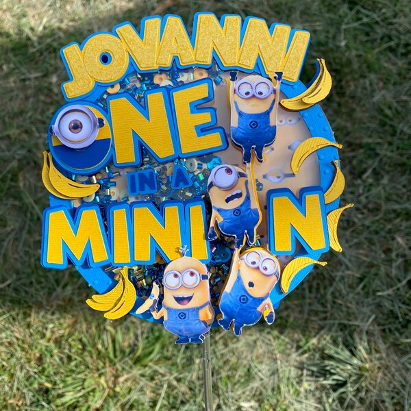 Minion Cake Topper - Etsy
