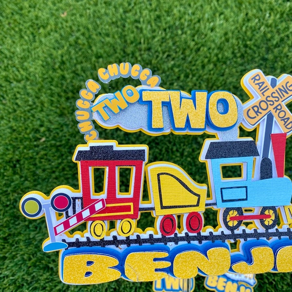 Train Cake Topper - Etsy