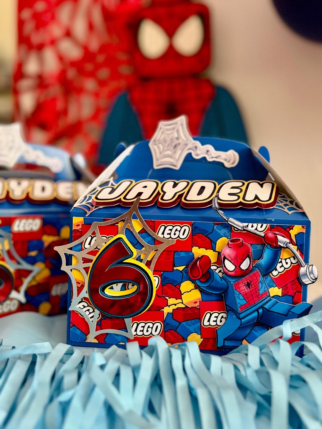 L.E.G.O Spider Man Gable Boxes - Etsy