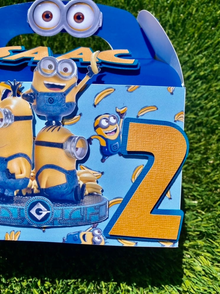 Minions Despicable Me Gable Box Favors Treat Box ONE in a - Etsy
