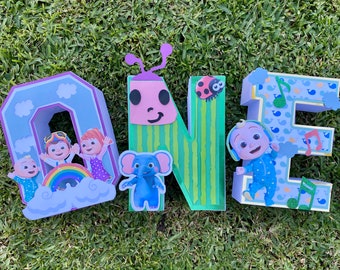 Coco Melon Letters - Etsy