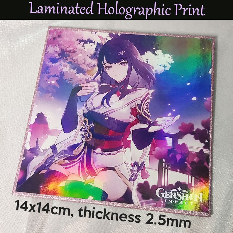 Genshin Impact Raiden Merch Set Genshin Raiden Gift Set Raiden Shogun ...