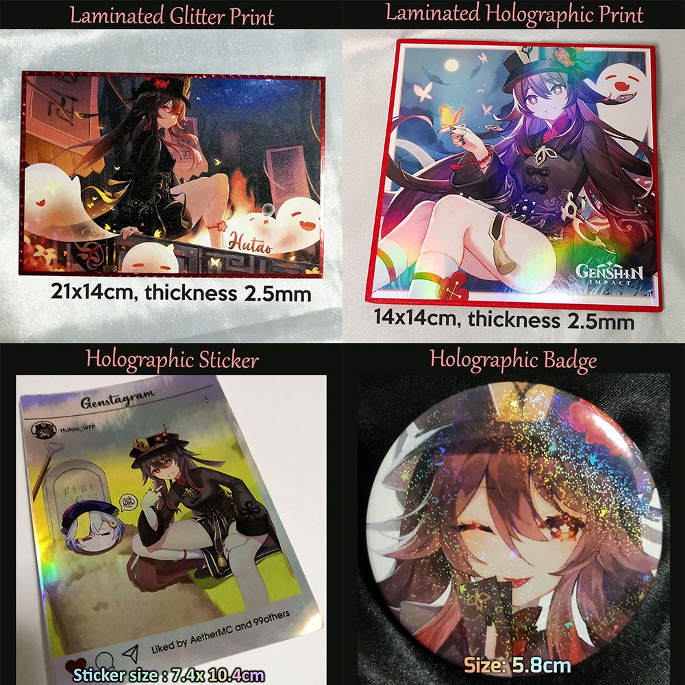 Genshin Impact Hutao Merch Set Genshin Hutao Gift Set Hu Tao Genshin ...