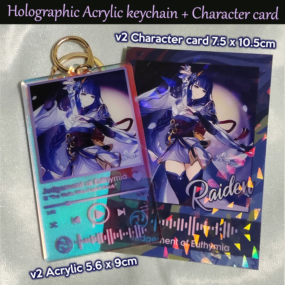 Genshin Impact Raiden Merch Set Genshin Raiden Gift Set Raiden - Etsy ...