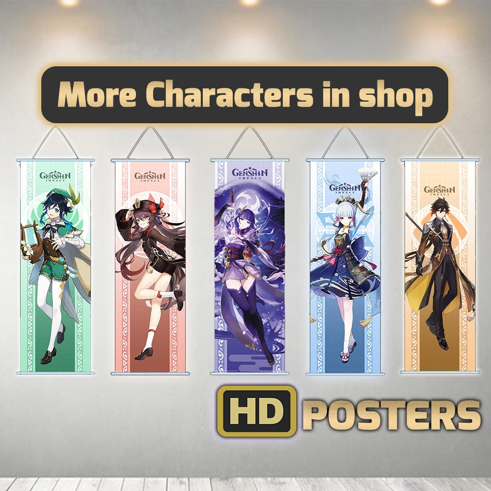 BUY 2 GET 1 FREE Genshin Impact Posters Genshin Poster Genshin - Etsy