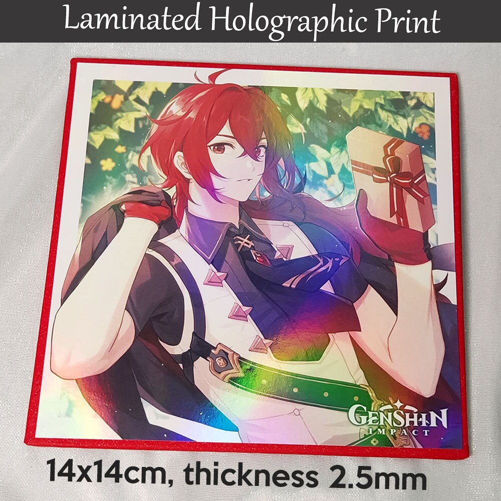 Genshin Impact Diluc Merch Set Genshin Diluc Gift Set Diluc - Etsy