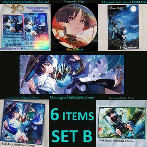 Genshin Impact Wanderer Merch Set Genshin Wanderer Gift Set Scaramouche ...