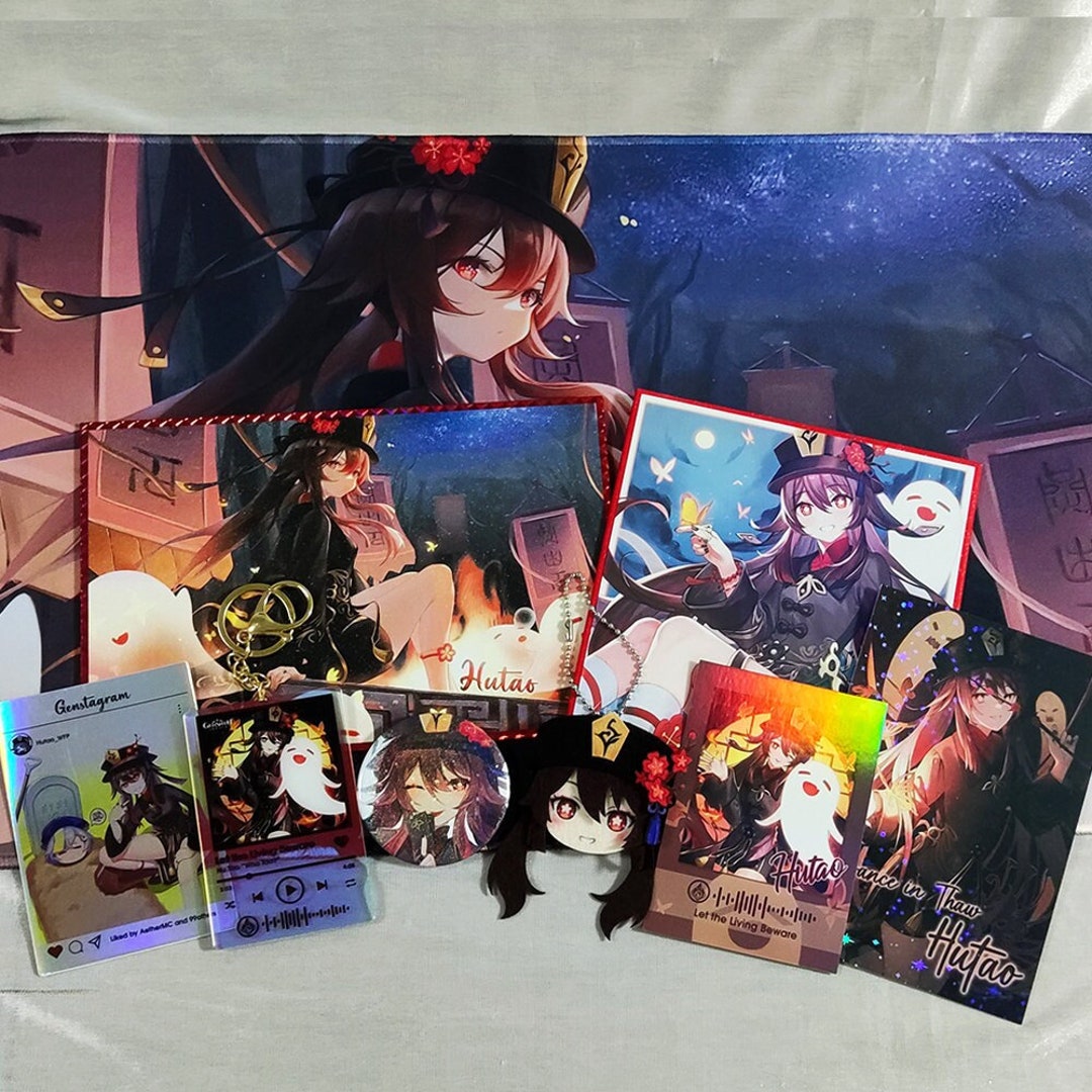 Genshin Impact Hu Tao Merch Set Genshin Hu Tao Gift Set Hu Tao Genshin ...