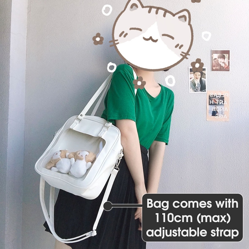 Genshin Impact Ita Bag Japanese Itabag Clear Bag Genshin Zhongli Diluc ...